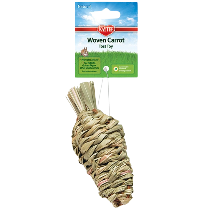 Woven Carrot Toss Toy – One Stop Bunny Shop