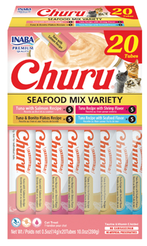 Inaba Churu Seafood Mix Variety Box (20 x 14g) – One Stop Bunny Shop